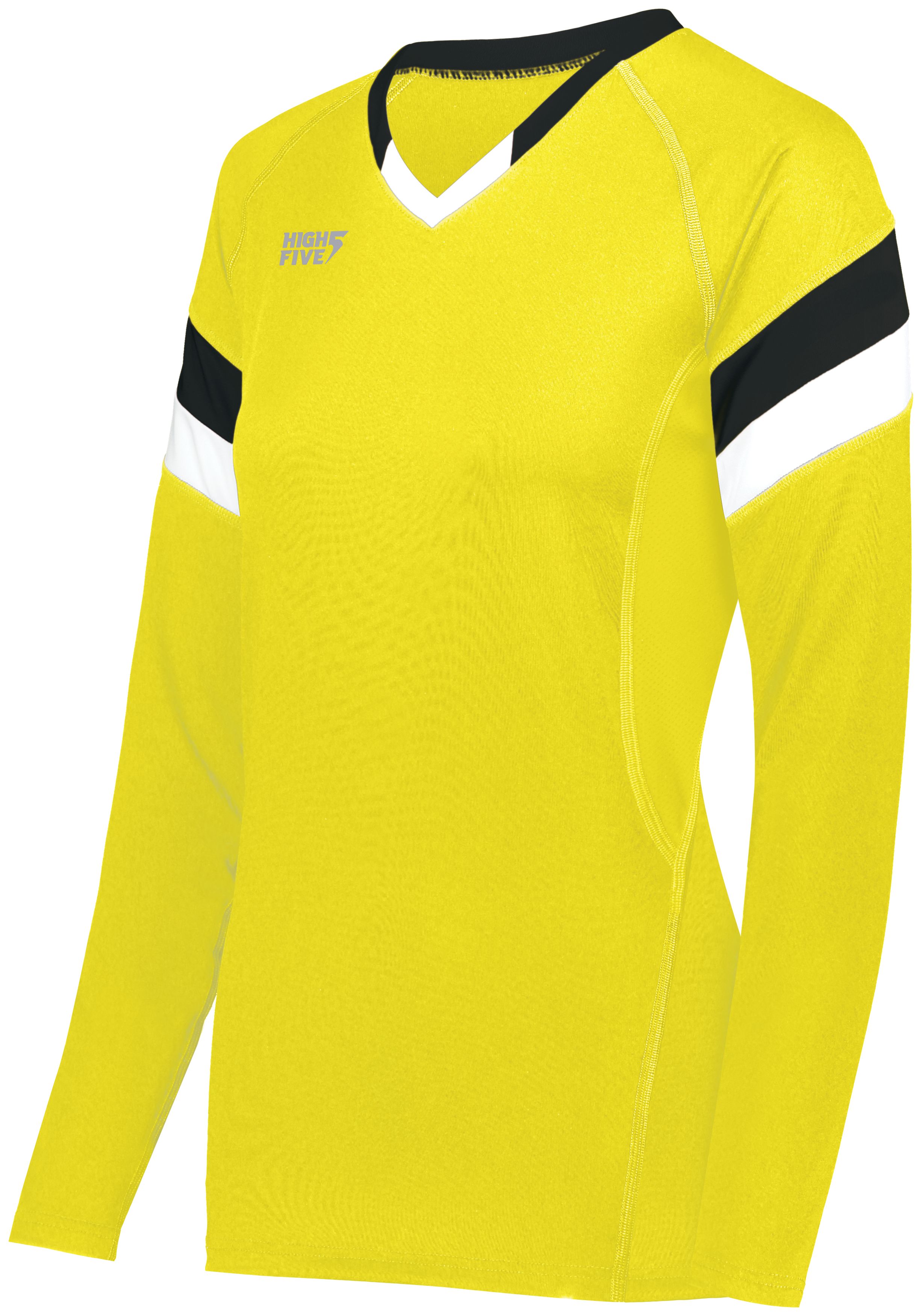 High Five 342243.88N.L | Girls TruHit Tri-Color Long Sleeve Jersey
